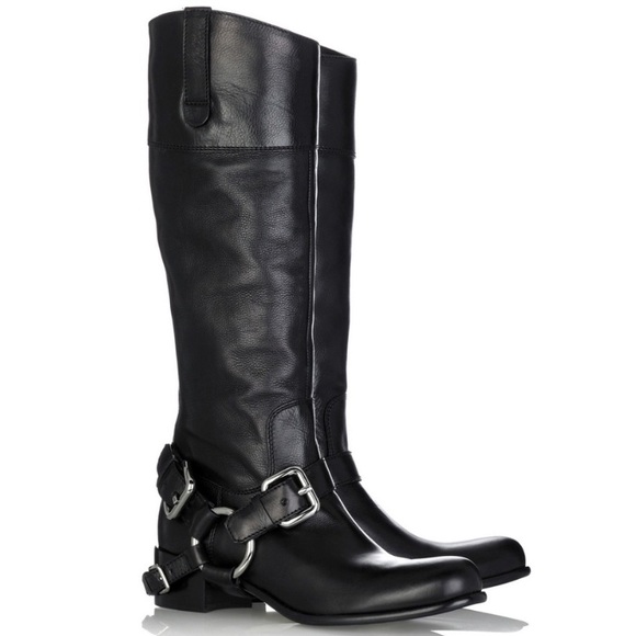 Miu Miu | Shoes | Prada Miu Miu Motorcycle Biker Removable Harness ...